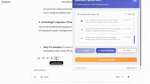 How to Use MassiveMark to Convert AI Text from Gemini to DOCX and PDF