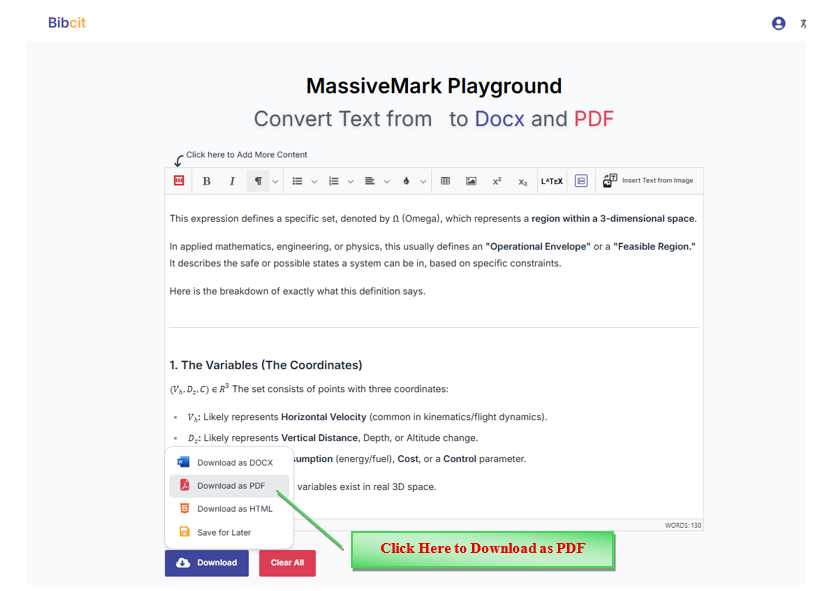How to Use MassiveMark to Convert AI Text from Gemini to DOCX and PDF